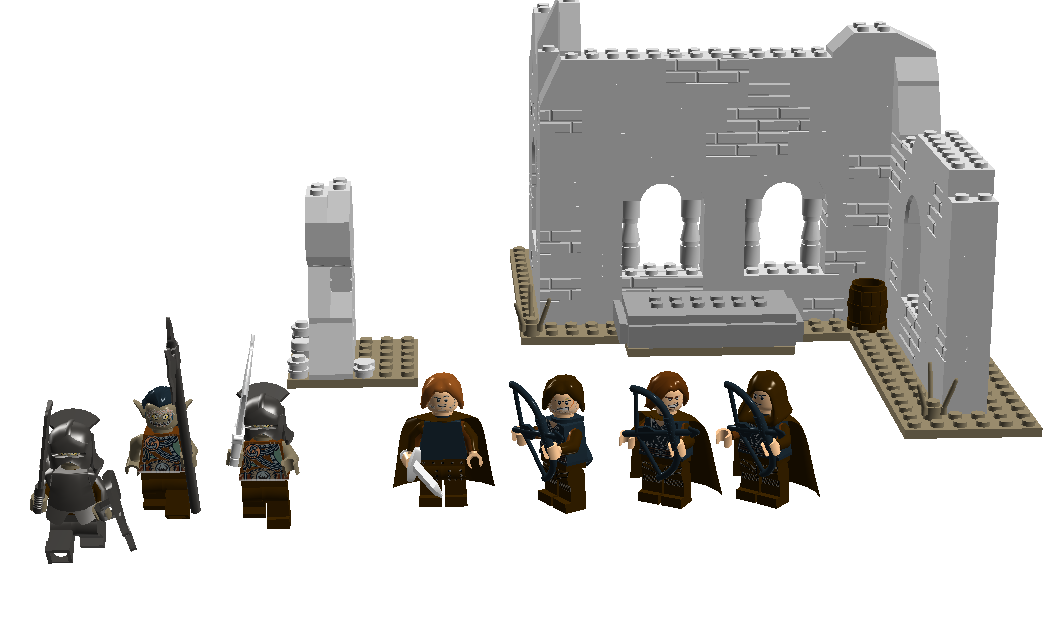 LEGO IDEAS - Product Ideas - LOTR The battle of Osgiliath, Gondor ...