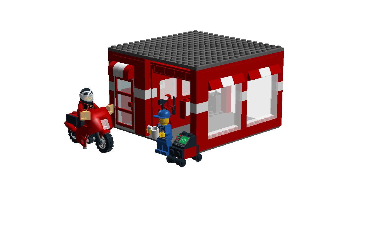 LEGO IDEAS - Product Ideas - Motorbike Repair Shop