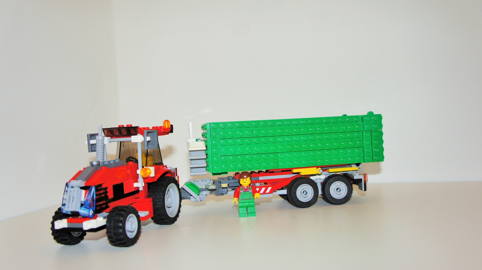 LEGO IDEAS - Product Ideas - Lego City tractor and red rear wheel turn ...