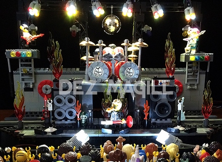 LEGO IDEAS - Rock & Roll Band Concert Stage