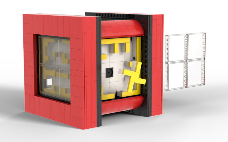 I made a ball maze cube from LEGO : r/AFOL