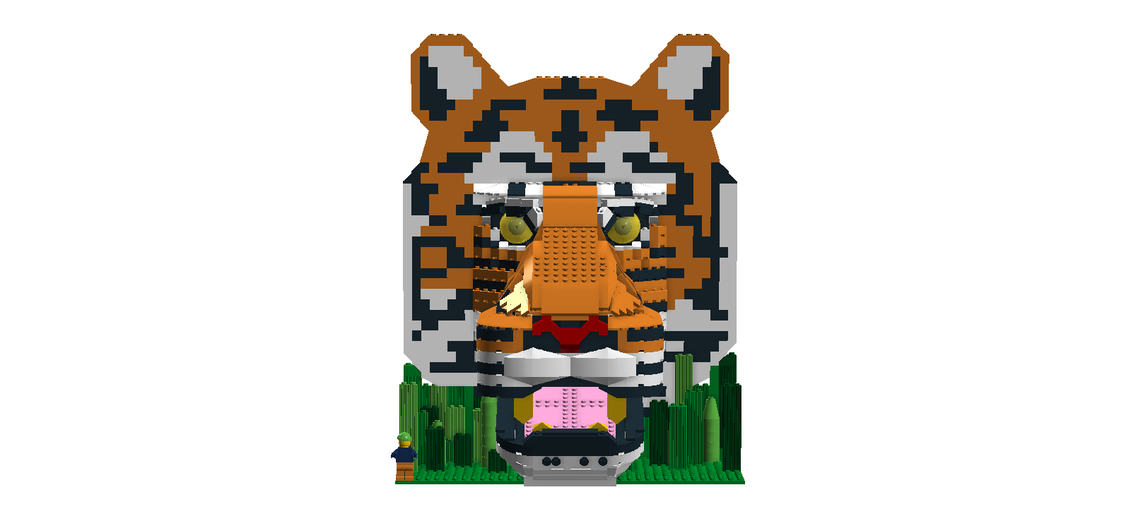LEGO IDEAS - Product Ideas - Tiger 2D/3D