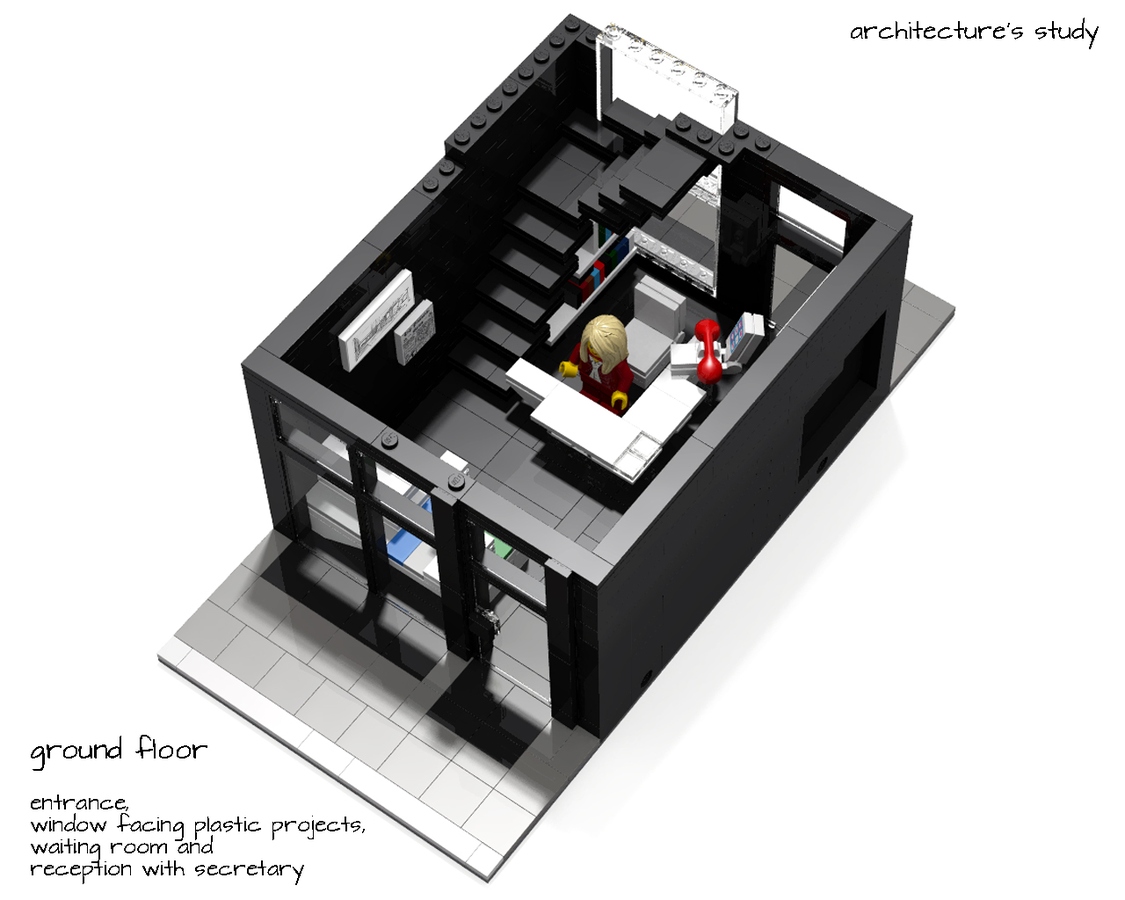 LEGO IDEAS - Product Ideas - The architectural firm - mini modular building