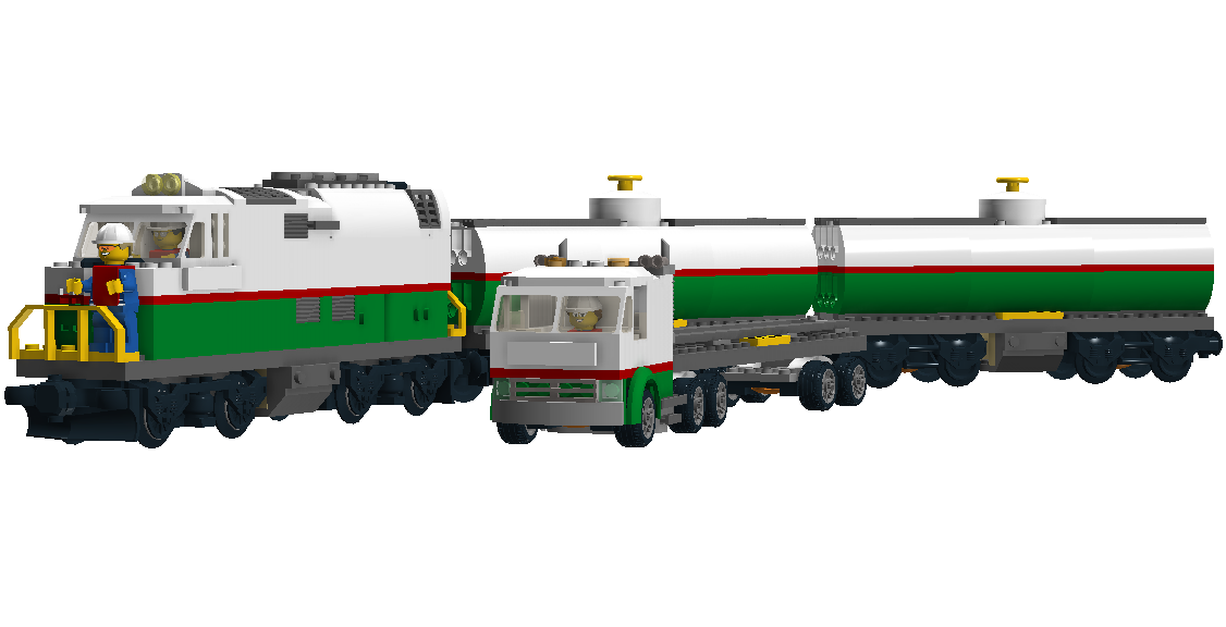 LEGO IDEAS - Product Ideas - Octan Express (the Hallmark of 25 Years)