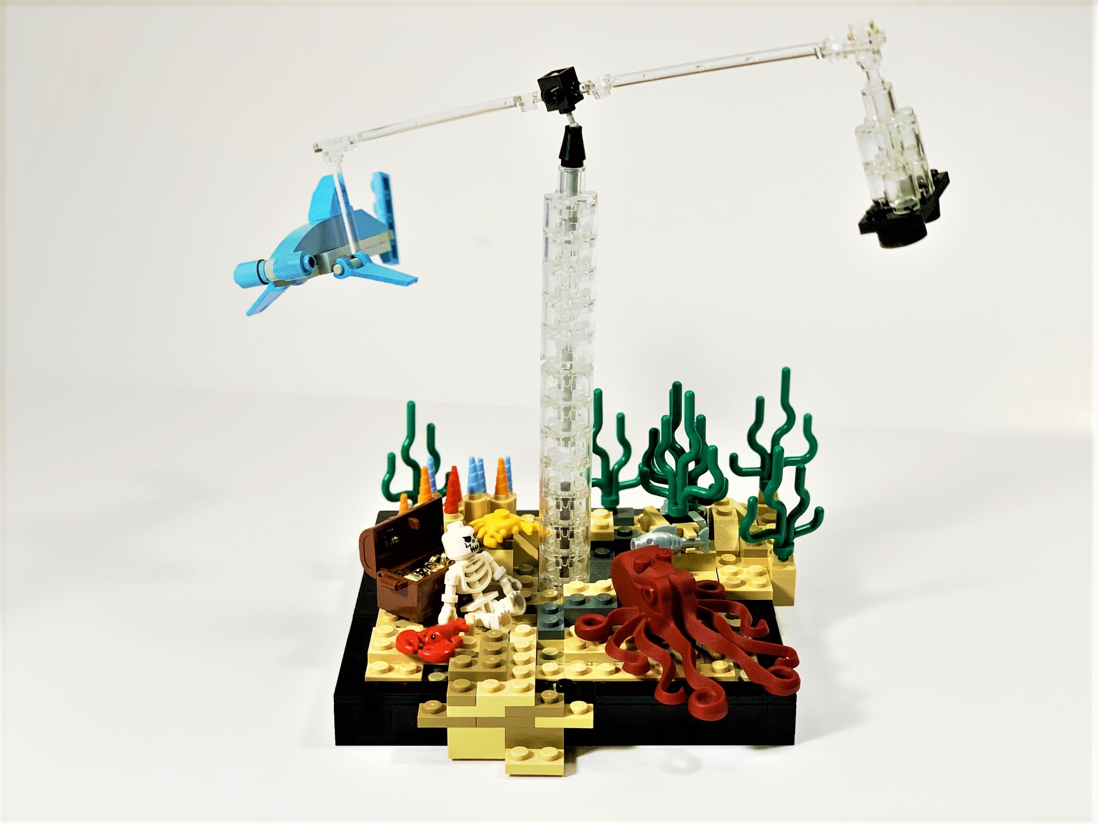 Lego Kinetic Balancing Desk Toy with 4 Interchangeable Mini Scenes! : r ...