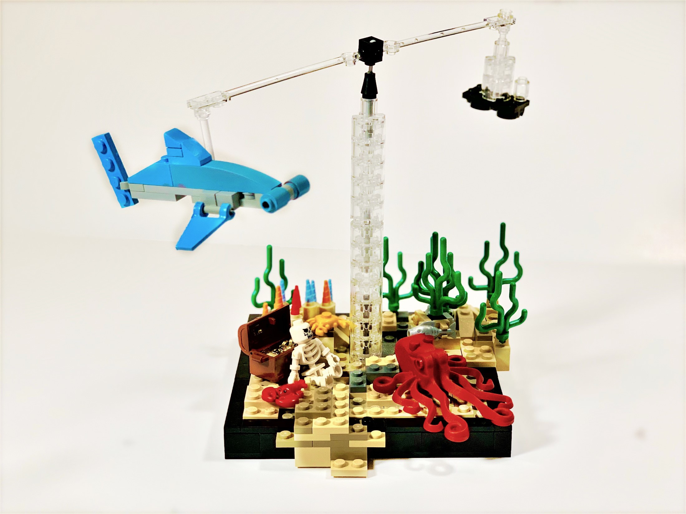 Lego Kinetic Balancing Desk Toy with 4 Interchangeable Mini Scenes! : r ...