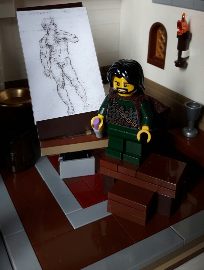 LEGO IDEAS - Product Ideas - Michelangelo’s David. The beginning