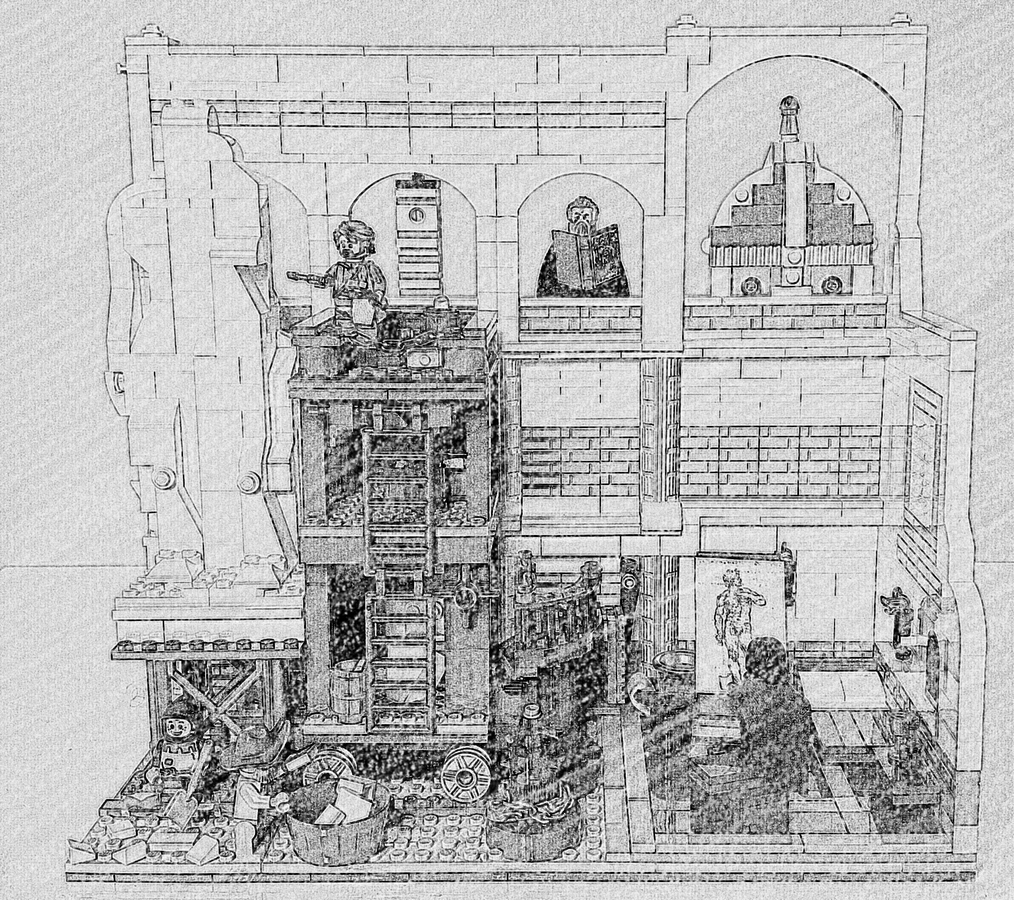 LEGO IDEAS - Product Ideas - Michelangelo’s David. The beginning