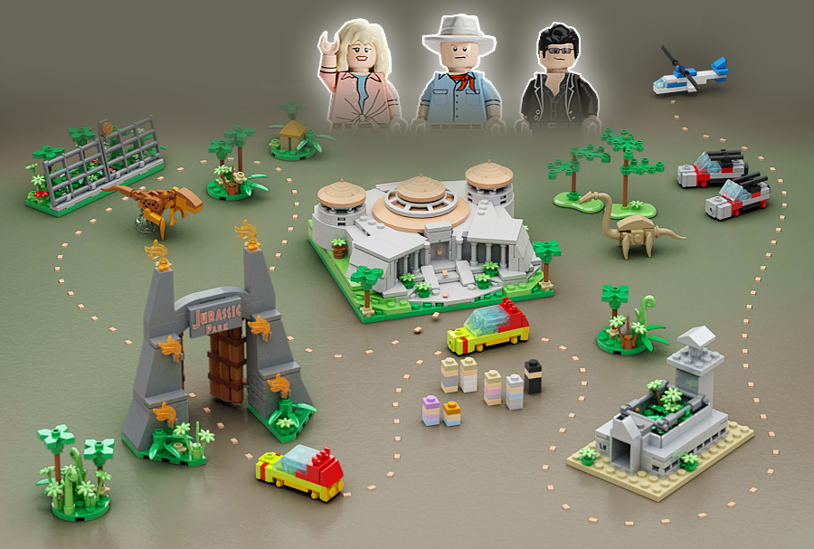 LEGO IDEAS - Product Ideas - Microscale Jurassic Park