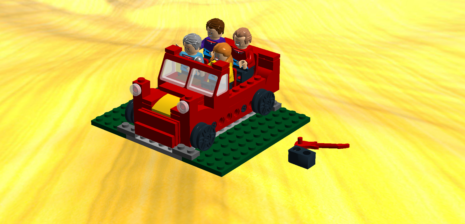 Wiggles Lego The Wiggles Electric Ride On Car Big Red Car | Buy ...