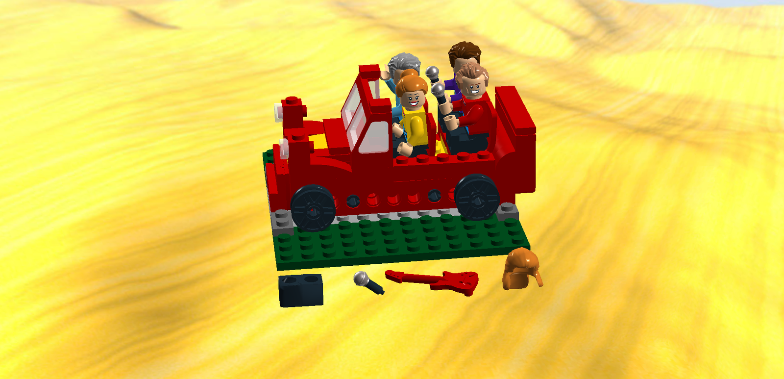 Wiggles Lego The Wiggles Electric Ride On Car Big Red Car | Buy ...