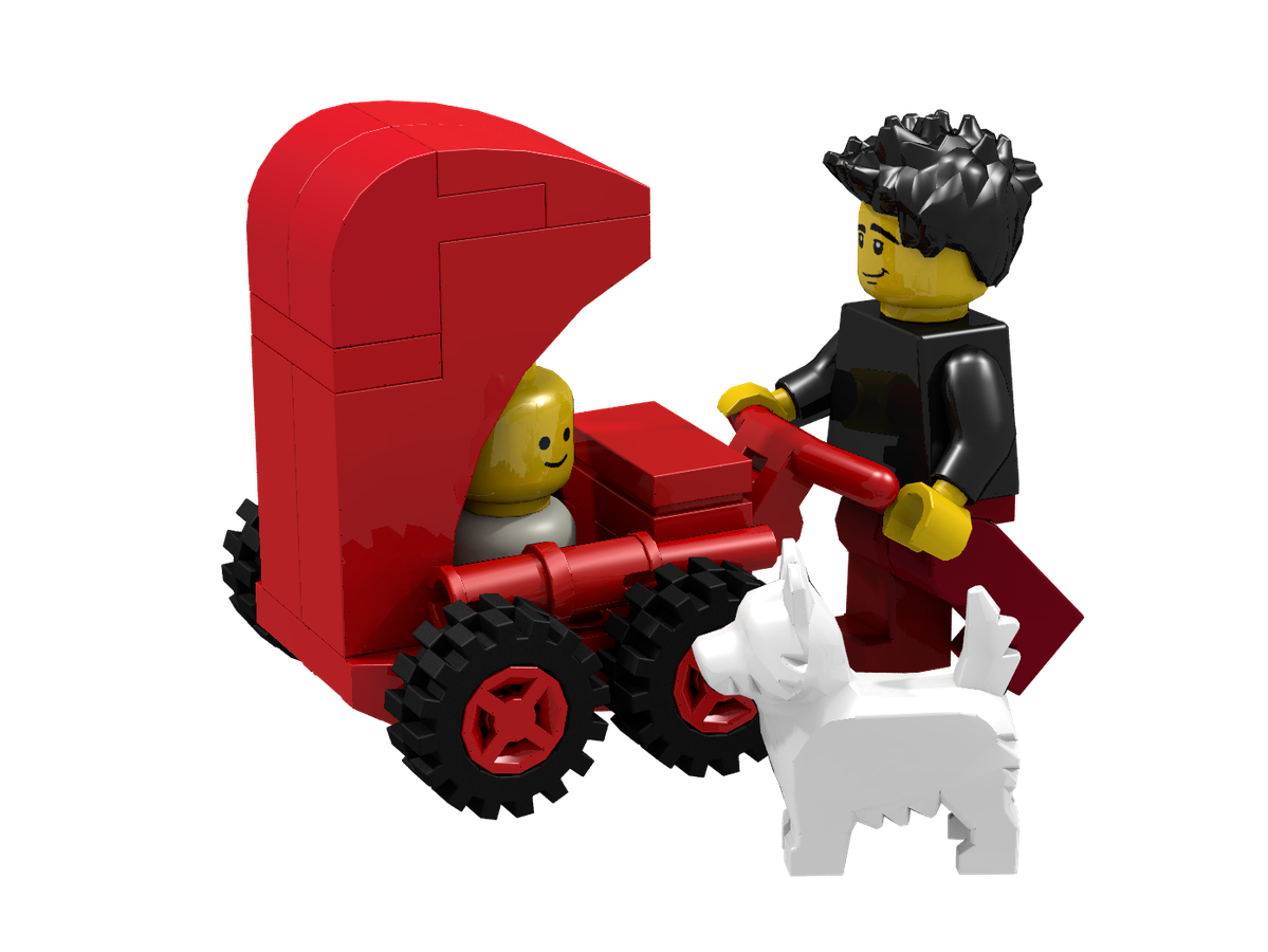 LEGO IDEAS - Product Ideas - Dad with a Sportscar Convertible into a ...