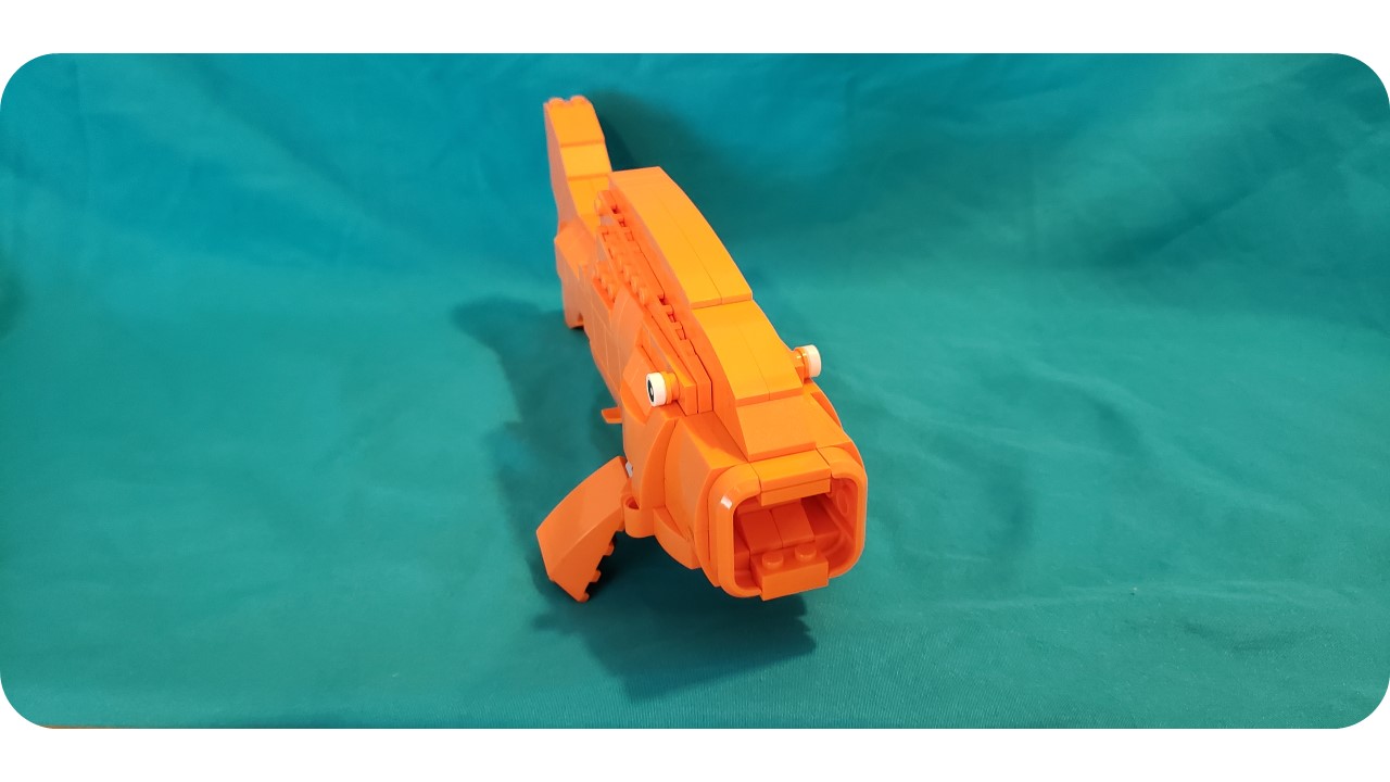 A neat Lego Ideas Project for a big version of the Orange Fish piece ...