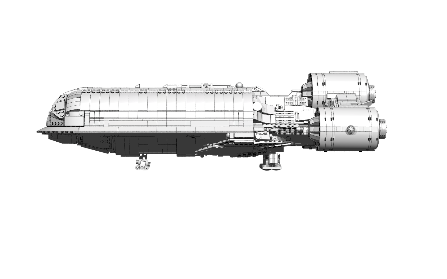 LEGO IDEAS - Product Ideas - CSS-1 Corellian Star Shuttle "Perpetuus"