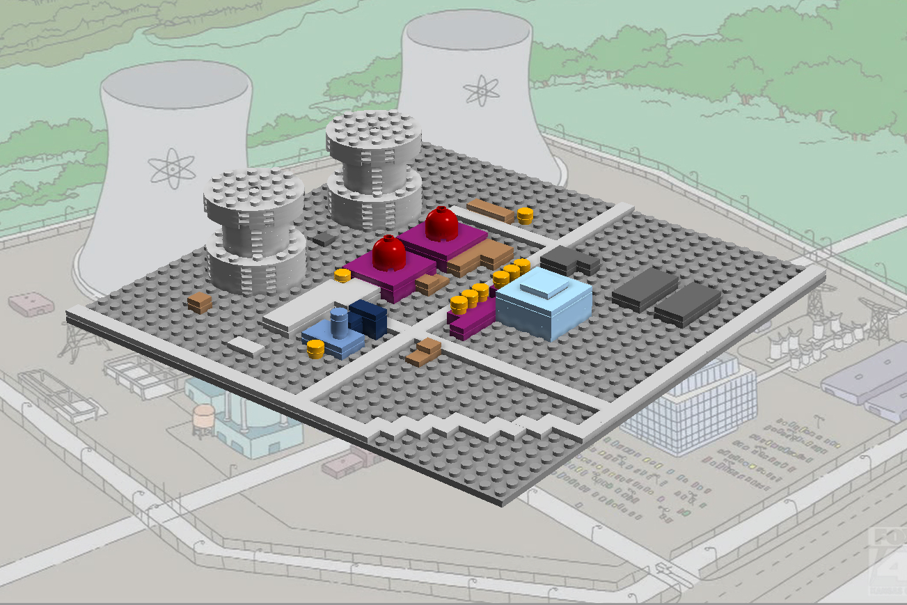 LEGO IDEAS - Product Ideas - The Simpson "Springfield Nuclear Power Plant"