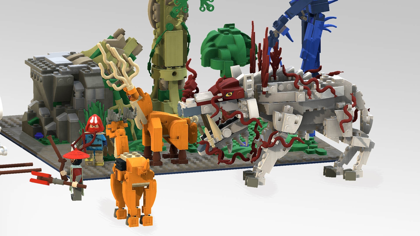 LEGO IDEAS - Product Ideas - Mononoke: Pool of the Forest Spirit