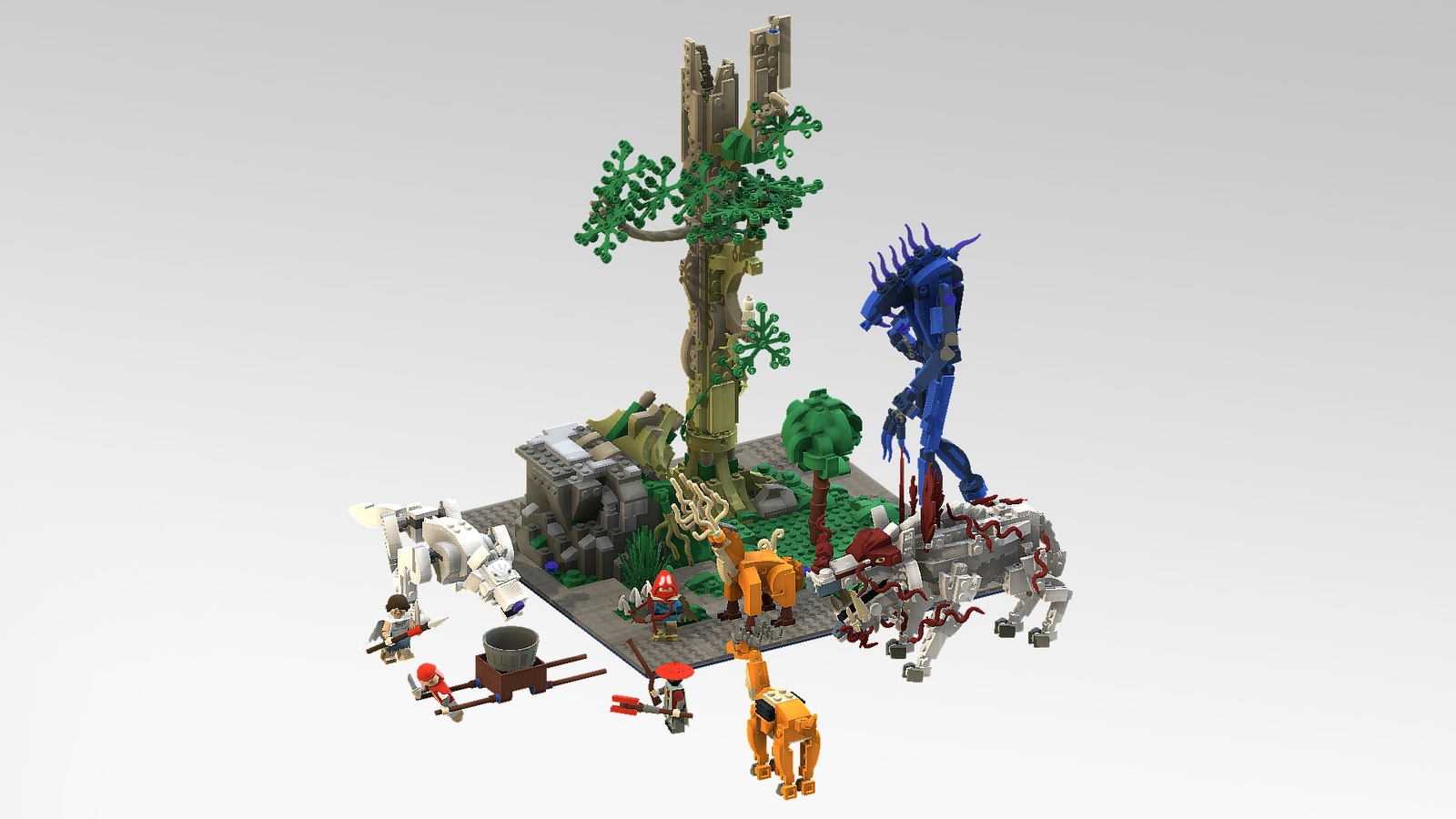 LEGO IDEAS - Product Ideas - Mononoke: Pool of the Forest Spirit