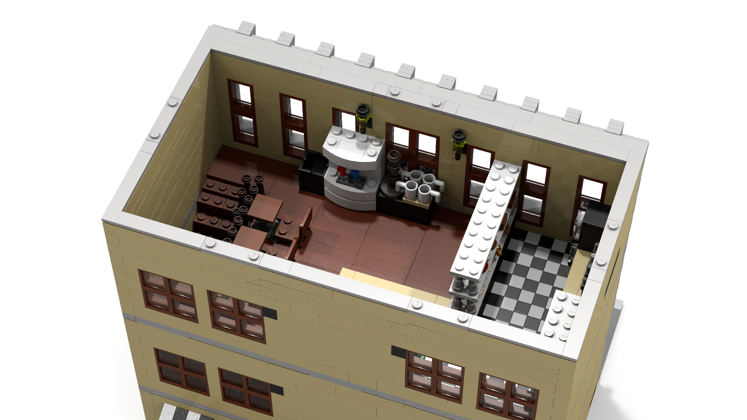LEGO IDEAS - Product Ideas - Modular Pastry and Coffee Shop