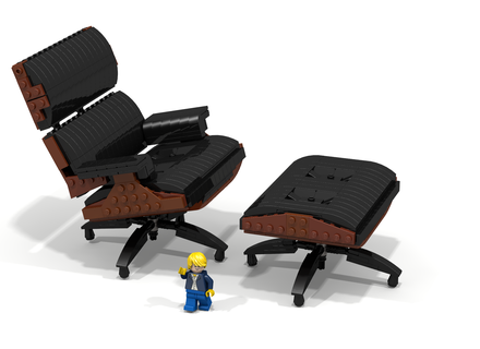 LEGO IDEAS - Eames Lounge Chair and Ottoman - A Design Classic
