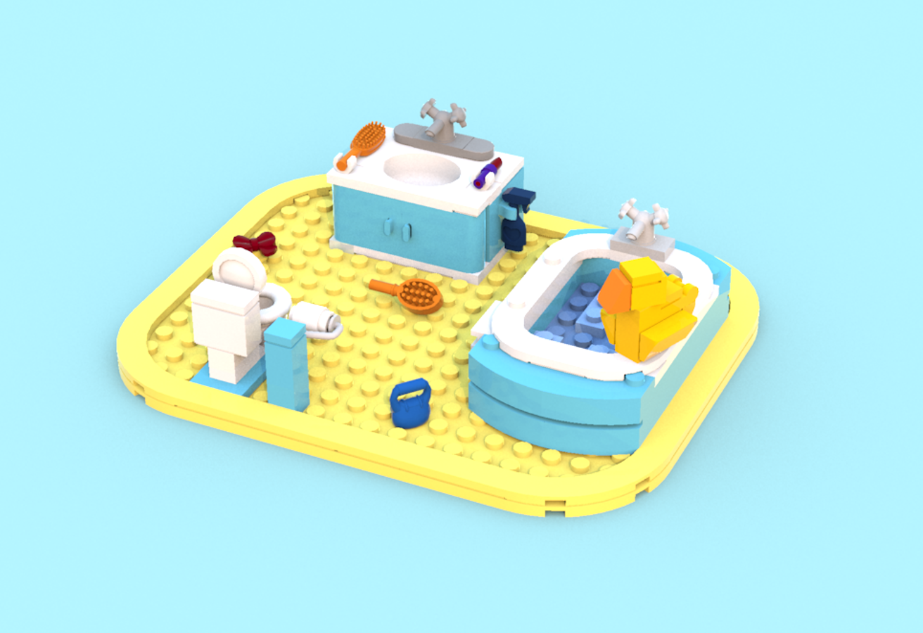 LEGO IDEAS - Product Ideas - Bathroom - "Home Sweet Home" Project
