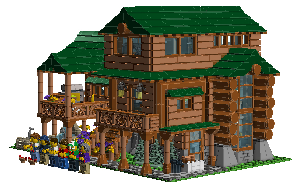 LEGO IDEAS - Product Ideas - Log Cabin Home