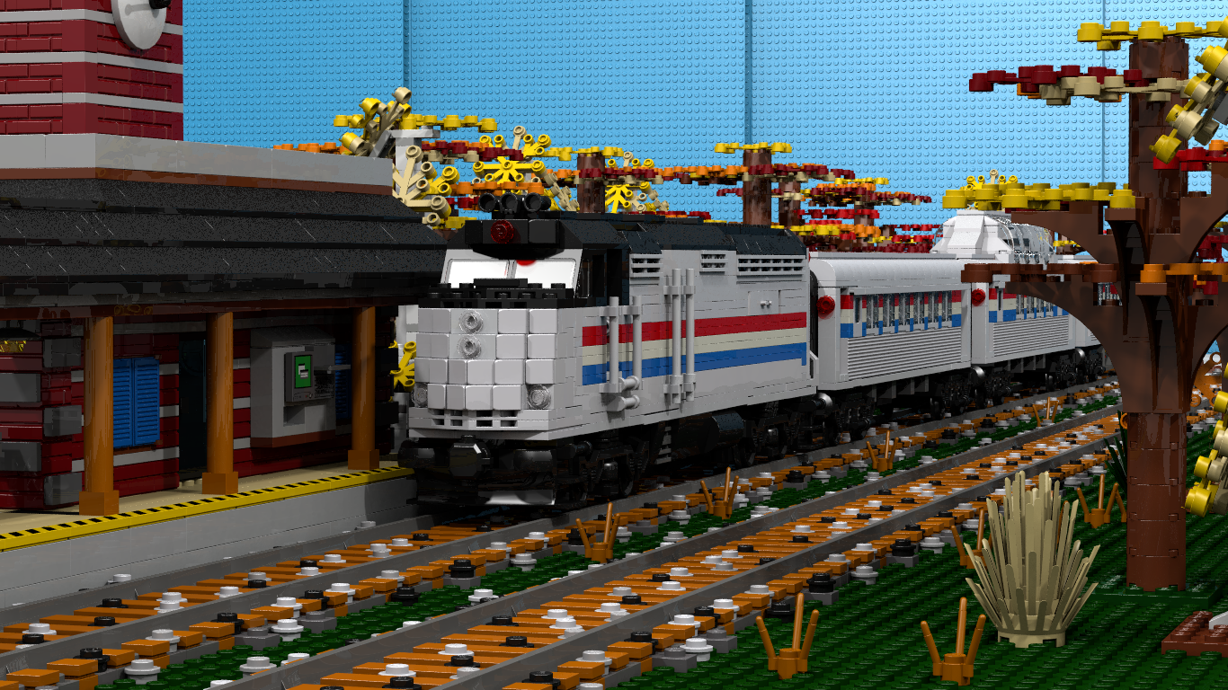 Lego Amtrak Train