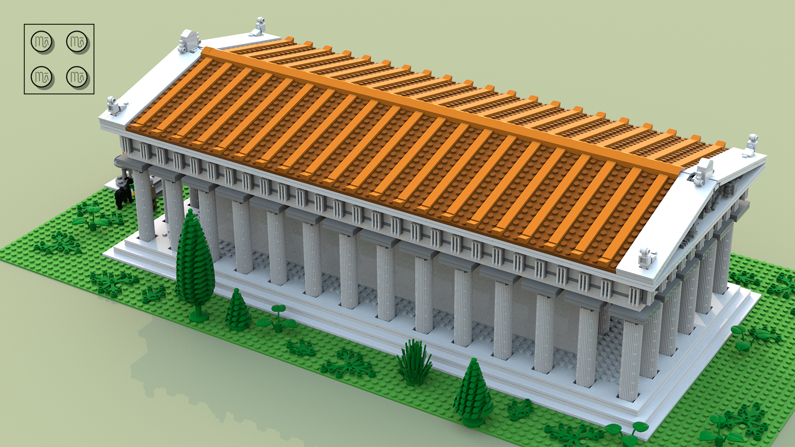LEGO IDEAS - Product Ideas - Ancient Greek Temple (Minifig-scale)
