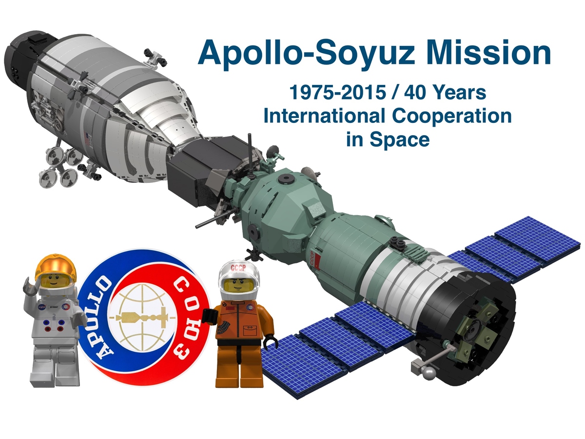 LEGO IDEAS - Product Ideas - Apollo-Soyuz Mission 1975 (minifig scale)