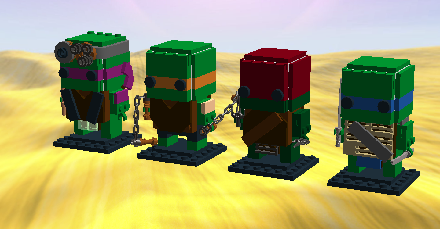 LEGO IDEAS - Product Ideas - Ninja Turtle Brickheadz