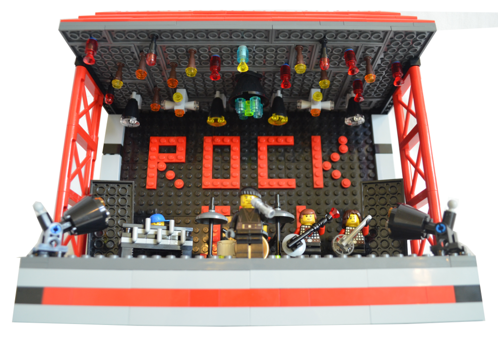 LEGO IDEAS - Product Ideas - Rock-n-Roll Band on the Stage