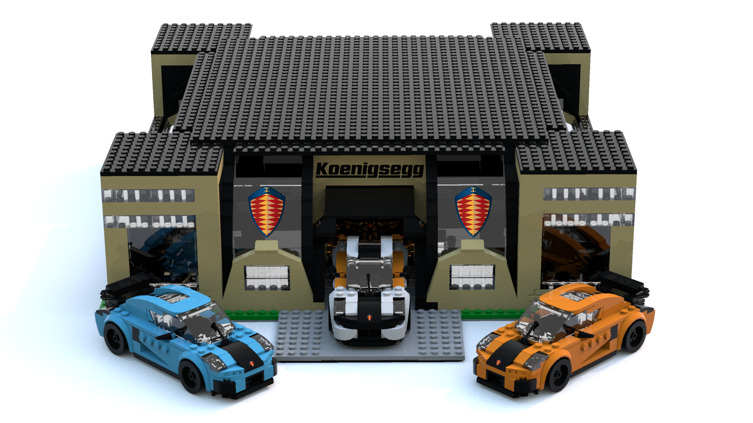 LEGO IDEAS - Product Ideas - Koenigsegg Dealership and Showroom