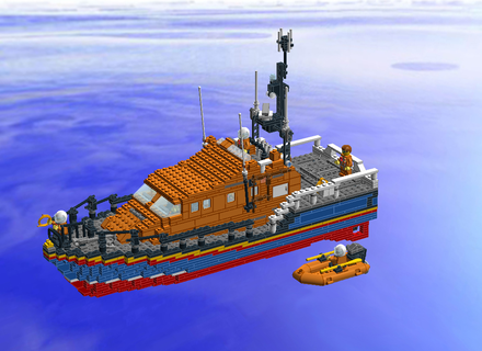 LEGO IDEAS - RNLI Atlantic 85 Lifeboat