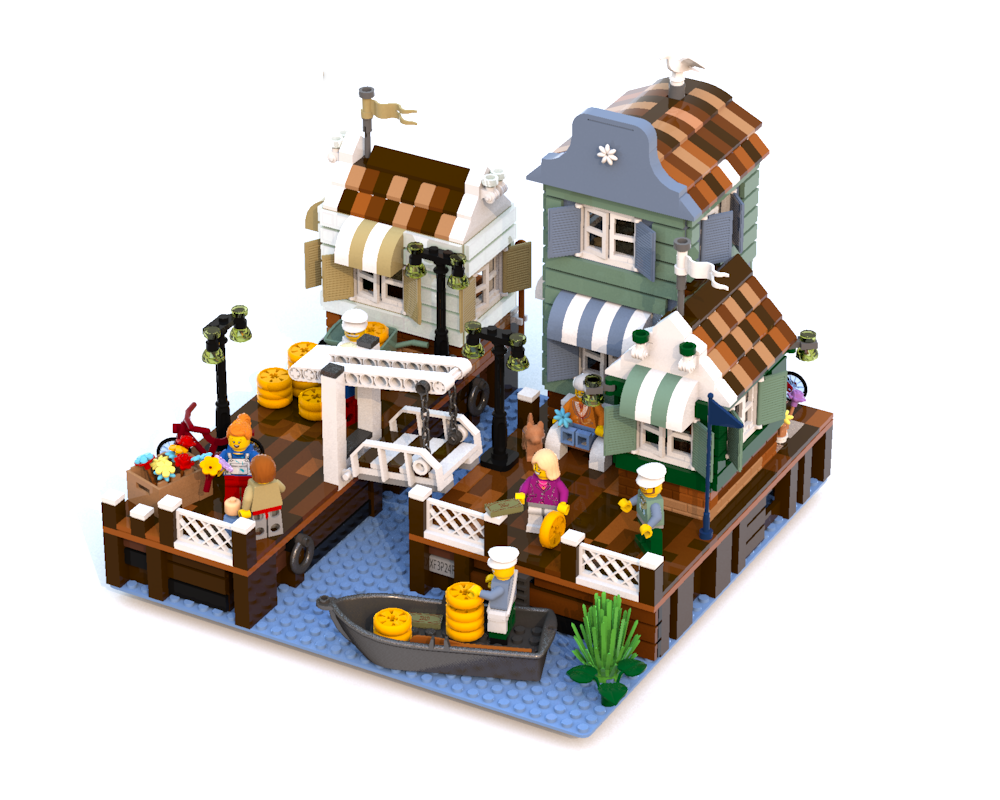 LEGO IDEAS - Product Ideas - Cheese & Flower Market