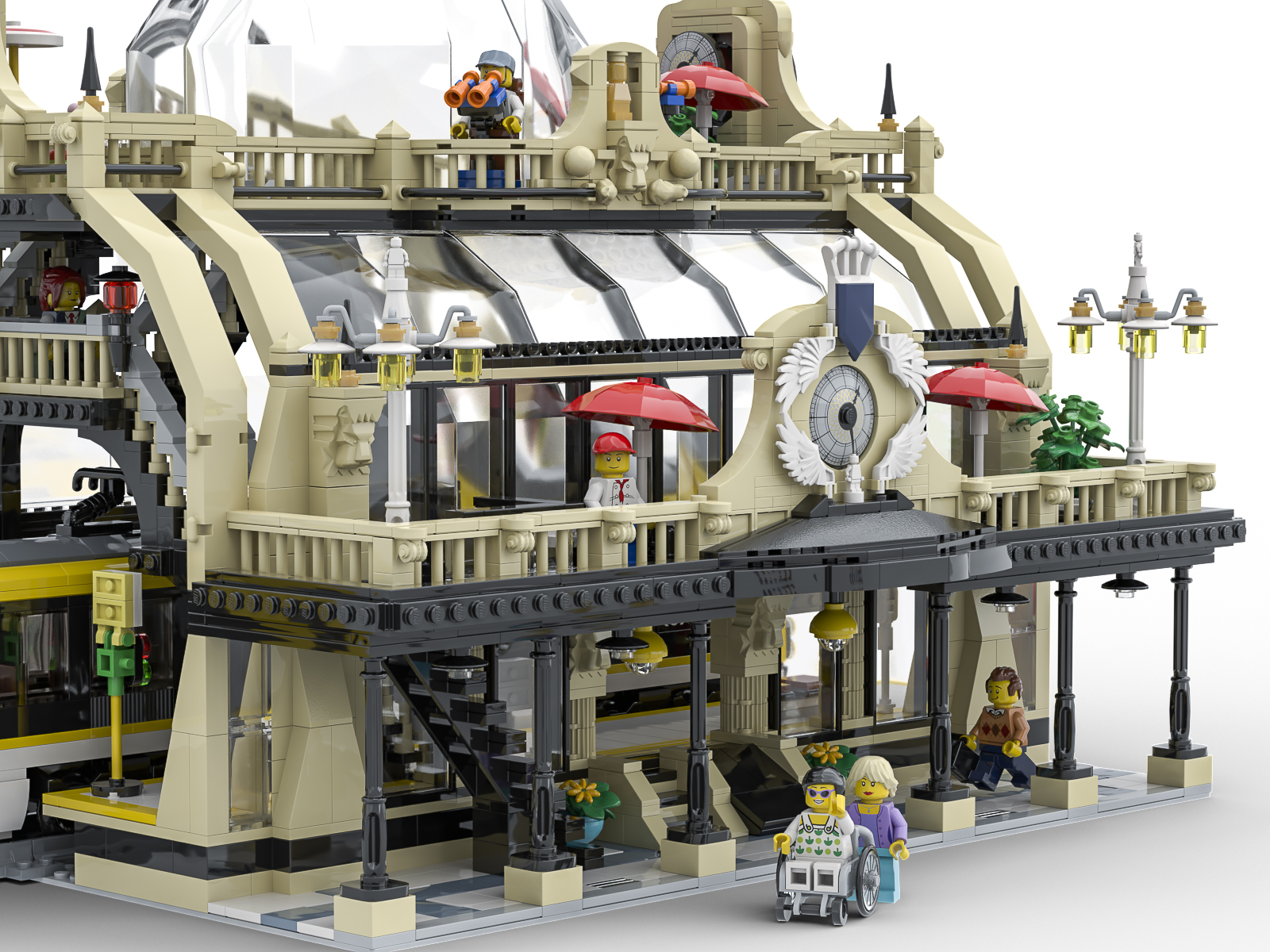 Hi i wanted to share with you this LEGO Station. Hope you like it, i ...