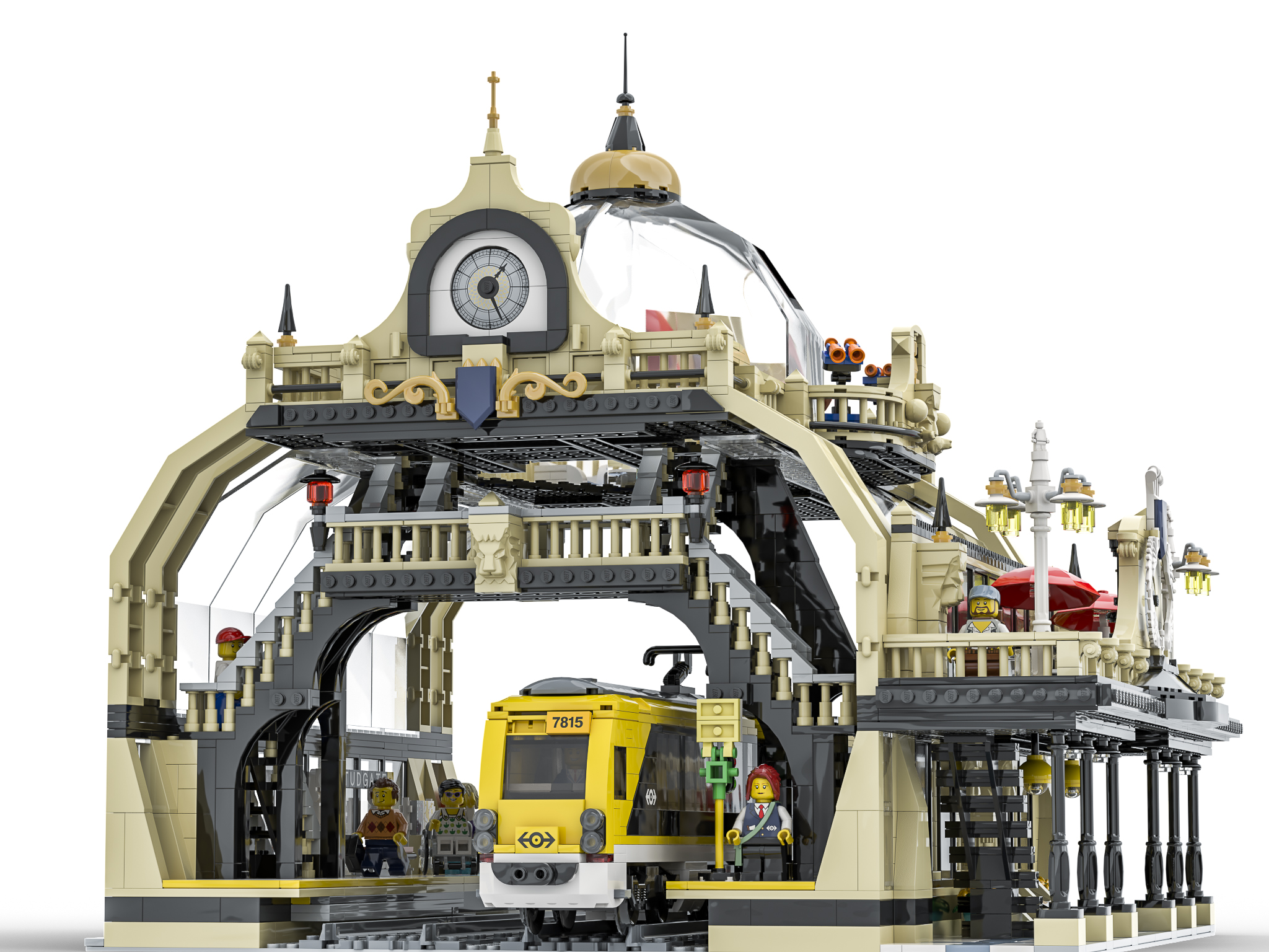 Hi i wanted to share with you this LEGO Station. Hope you like it, i ...