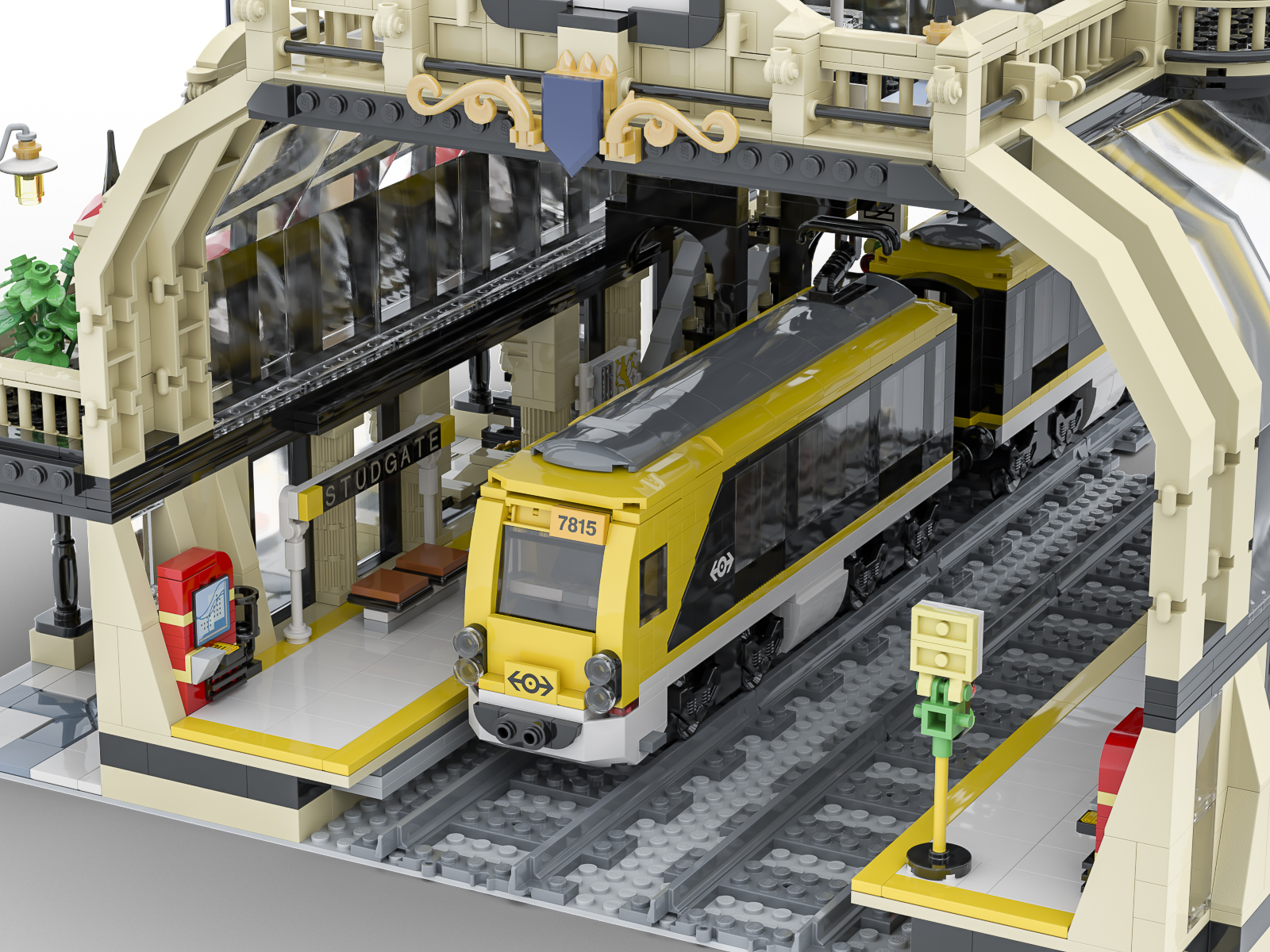 Hi i wanted to share with you this LEGO Station. Hope you like it, i ...