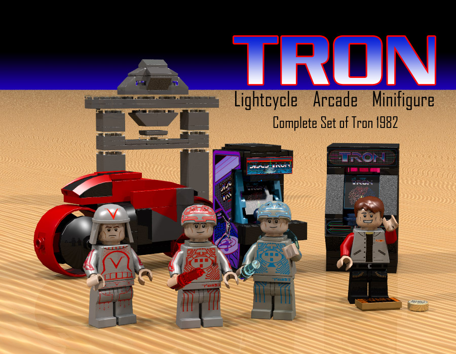 LEGO IDEAS - Product Ideas - Tron Lightcycle - Arcade - Minifigure ...