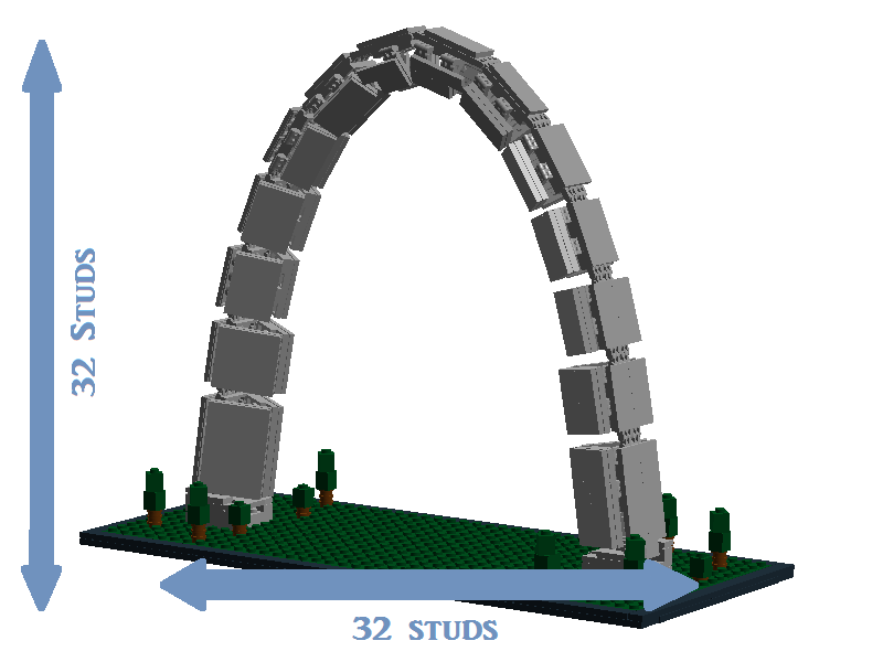 Lego Architecture St Louis Arch | Paul Smith
