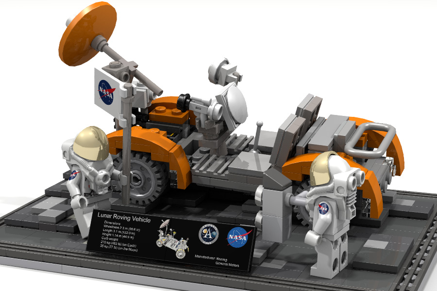 LEGO IDEAS - Product Ideas - Lunar Roving Vehicle (including a Baseplate)
