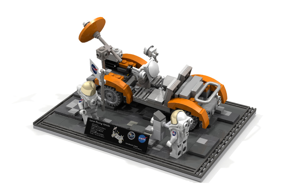 LEGO IDEAS - Product Ideas - Lunar Roving Vehicle (including a Baseplate)
