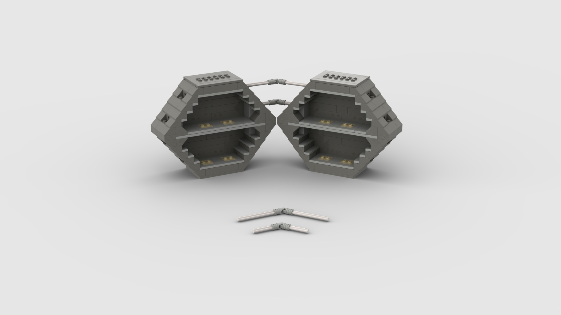 I build a modular hexagonal minifigure display set. Let me know what ...