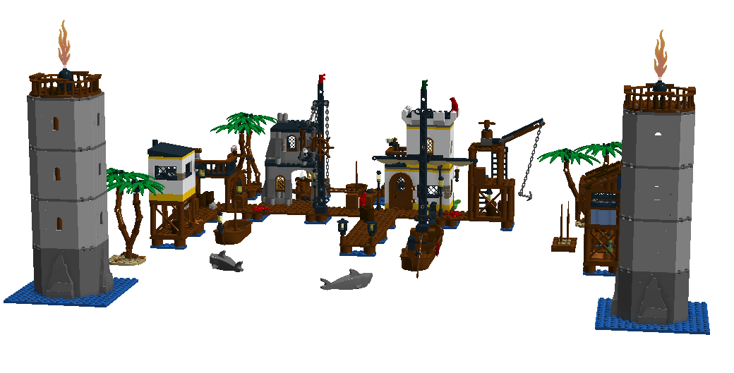 LEGO IDEAS - Product Ideas - Pirate Harbor: Port Plunder