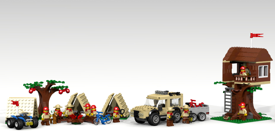 LEGO IDEAS - Product Ideas - The Scout camping project