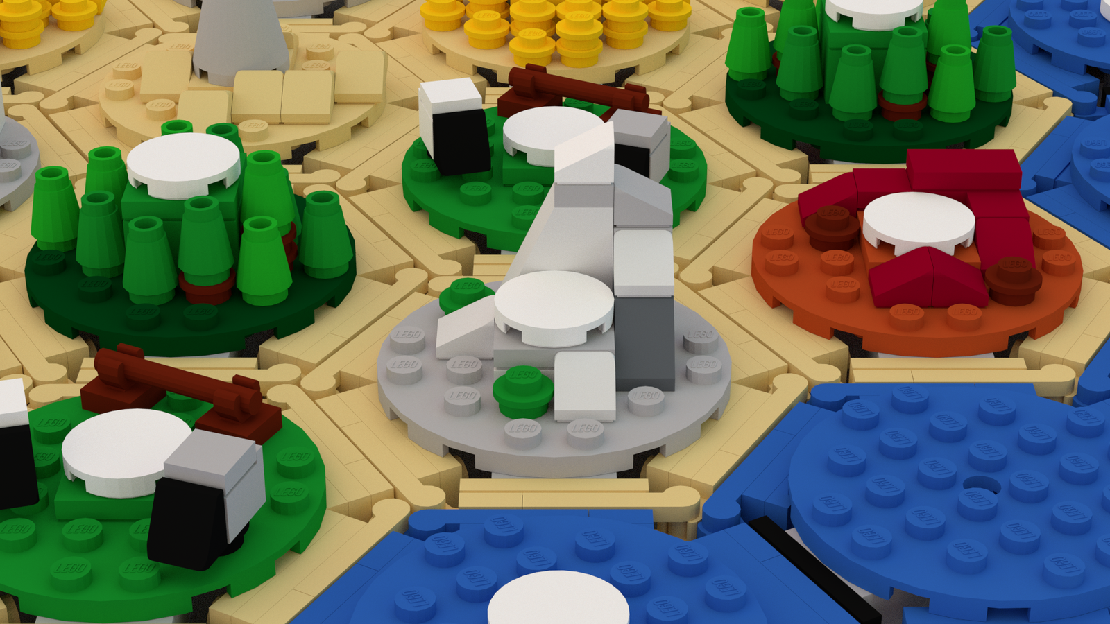 LEGO IDEAS - Product Ideas - Settlers of Catan (a Brick Board Game)