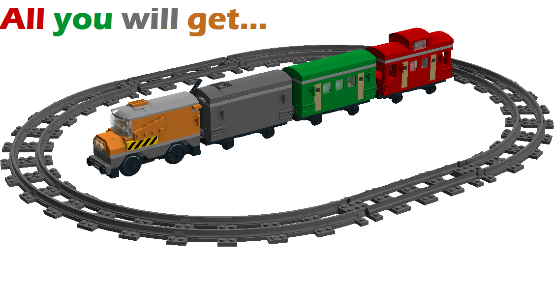 Lego Narrow Gauge Track