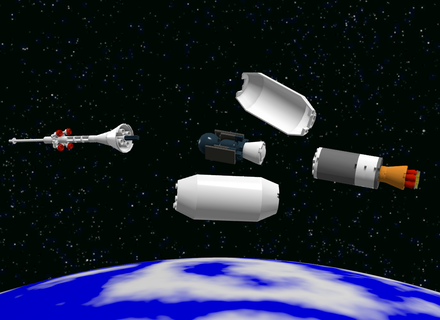 LEGO IDEAS - Soyuz Rocket with Spacecraft