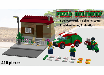 LEGO IDEAS - Pizza Delivery
