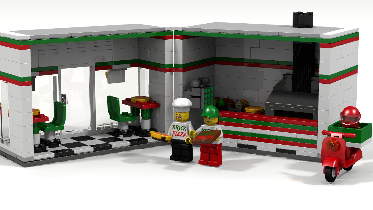 LEGO IDEAS - Product Ideas - Takeaway Pizza Shop