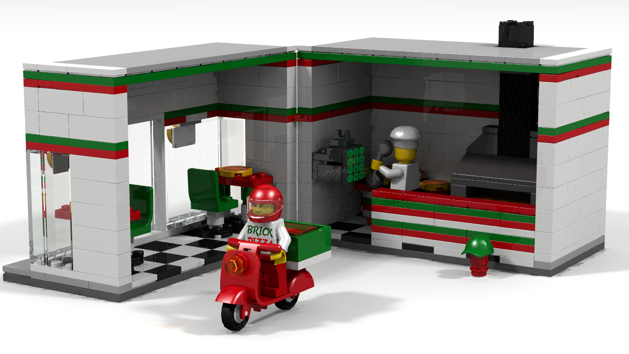 LEGO IDEAS - Product Ideas - Takeaway Pizza Shop