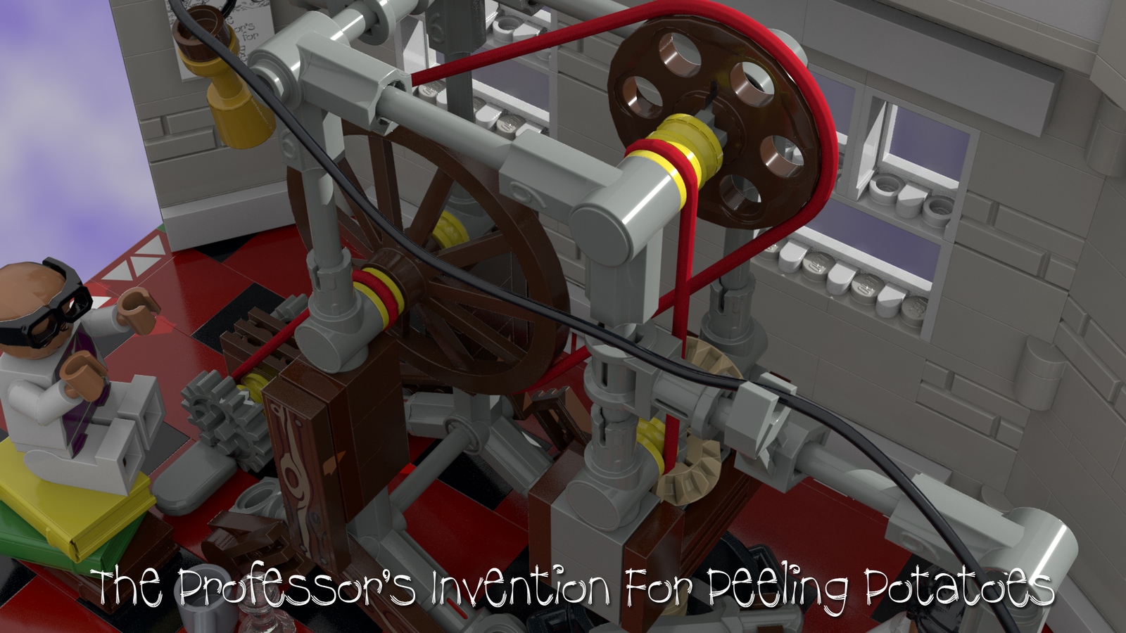 LEGO IDEAS - Product Ideas - The Professor's Invention For Peeling Potatoes